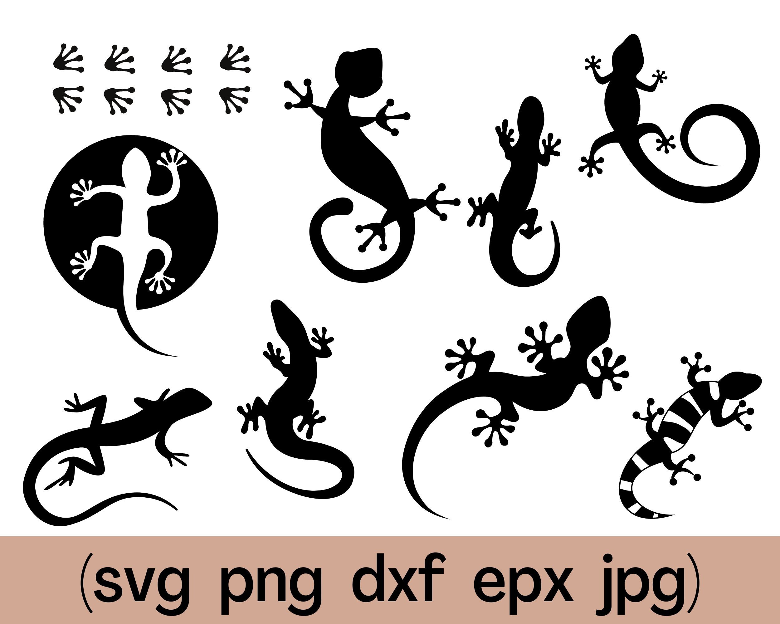 Lizard Svg, Gecko Svg, Reptile Svg, Lizard Clipart, Lizard Silhouette ...