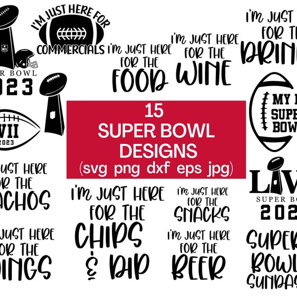 Super Bowl Svg - Etsy