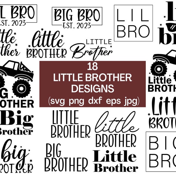 Little Brother Svg - Etsy