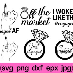 Engaged Svg, Engagement Svg, Bride Svg, Future Mrs Svg, Bride to Be Svg ...