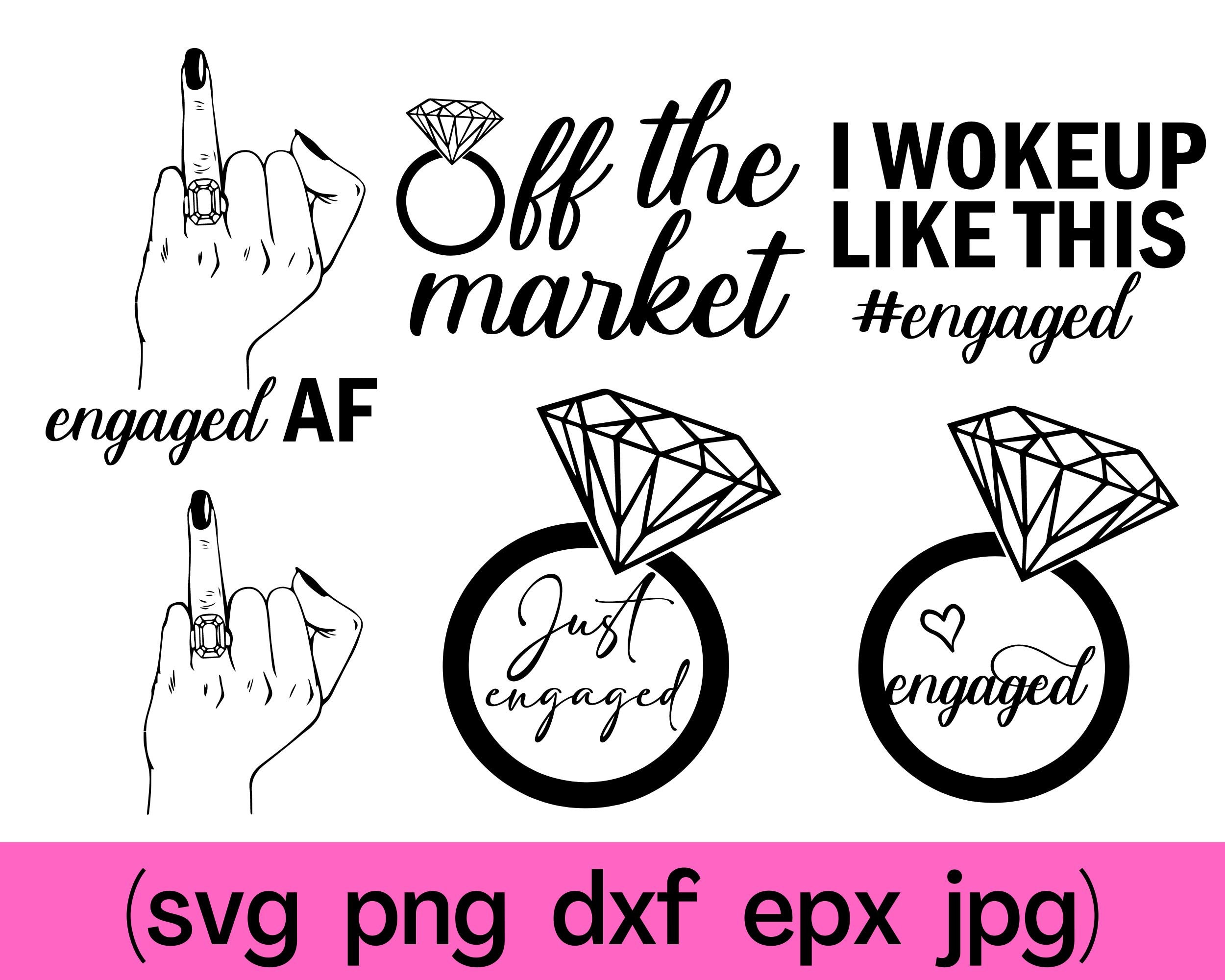 Comprometido Svg, Compromiso Svg, Novia Svg, Future Mrs Svg, Bride To ...