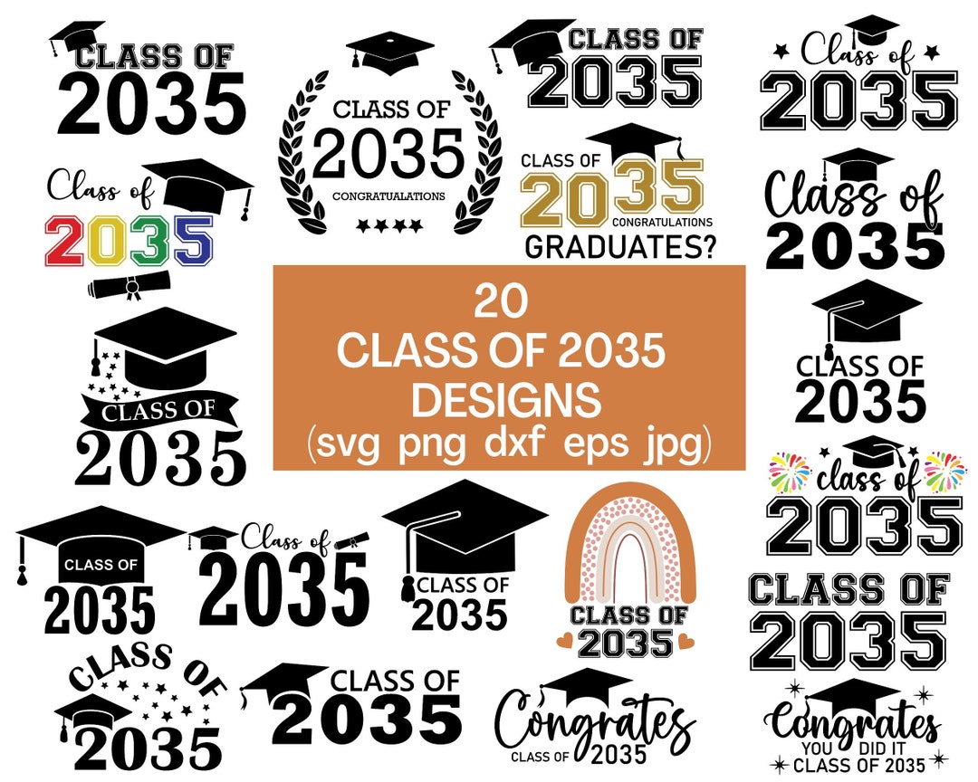 Class of 2035 Svg, Kindergarten Svg, Class of 2035, Graduation Shirt ...