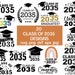 Class of 2035 Svg, Kindergarten Svg, Class of 2035, Graduation Shirt ...