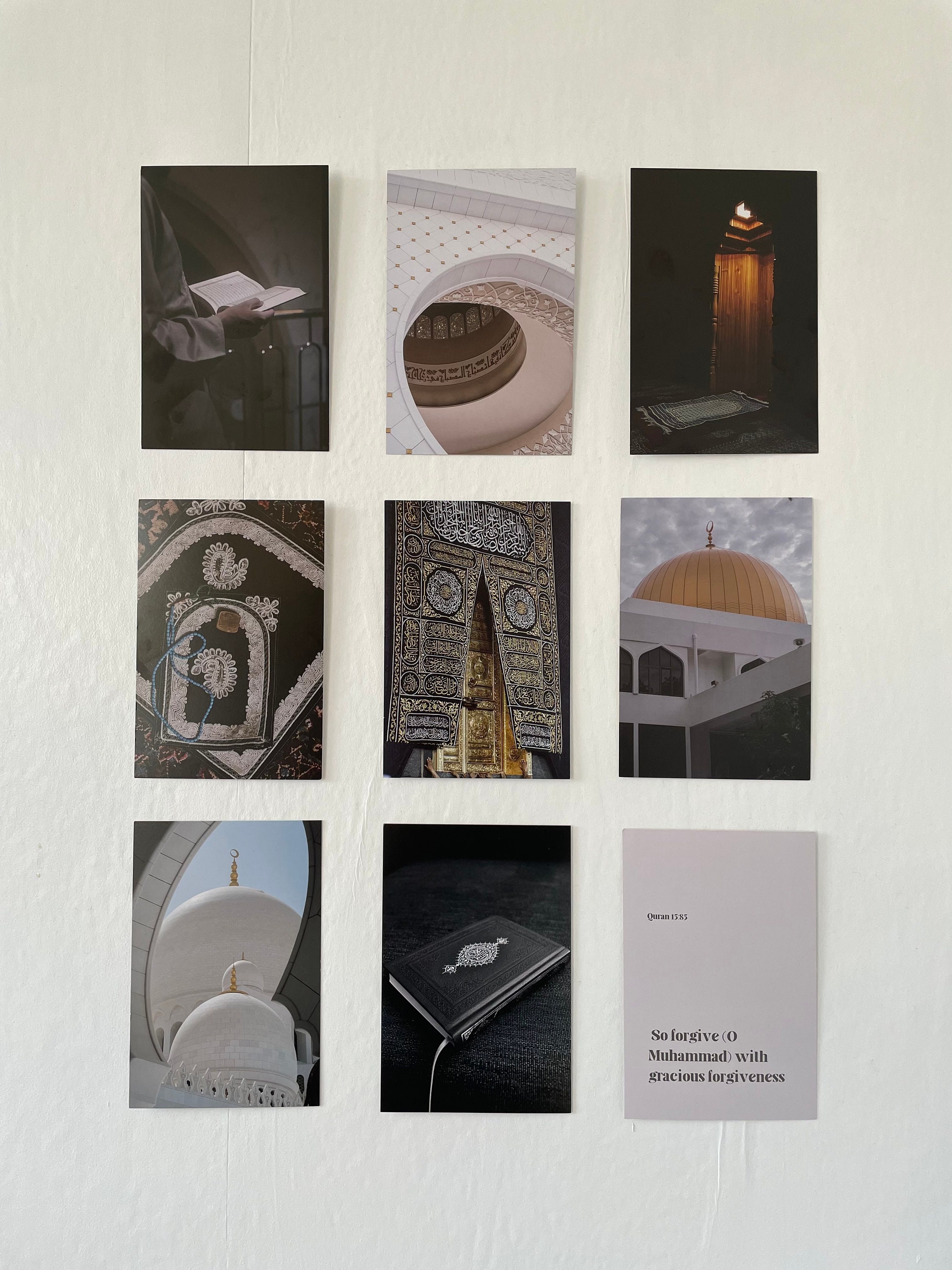Islamic Wall Art Collage Kit – Boho Quran Prints (physical Prints) - Etsy