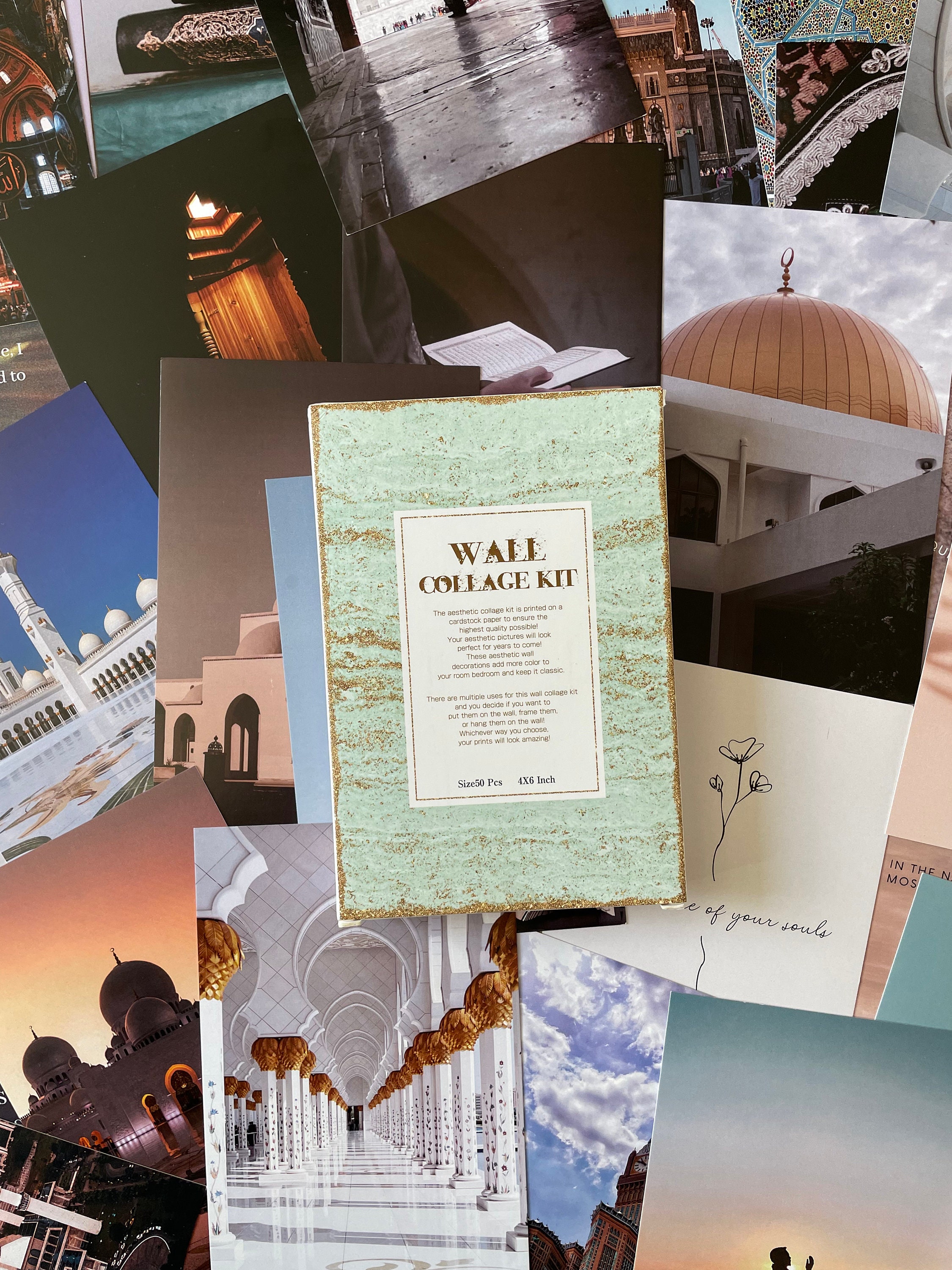 Islamic Wall Art Collage Kit – Boho Quran Prints (physical Prints) - Etsy