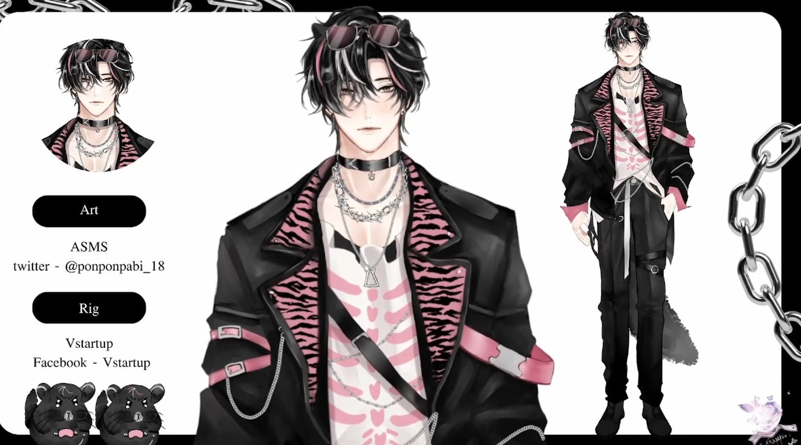 Vtuber Male Model Live2d ready to Use, Premade - Etsy