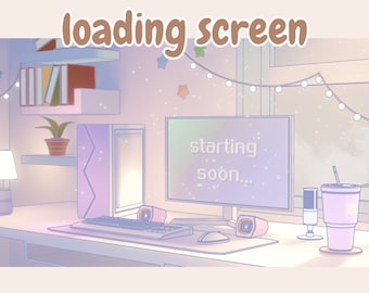 Loading Screenmorning Only Cozy Twitch Vtuber Scene Background ANIMATED ...