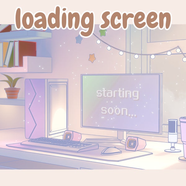 Vtuber Loading Screen - Etsy