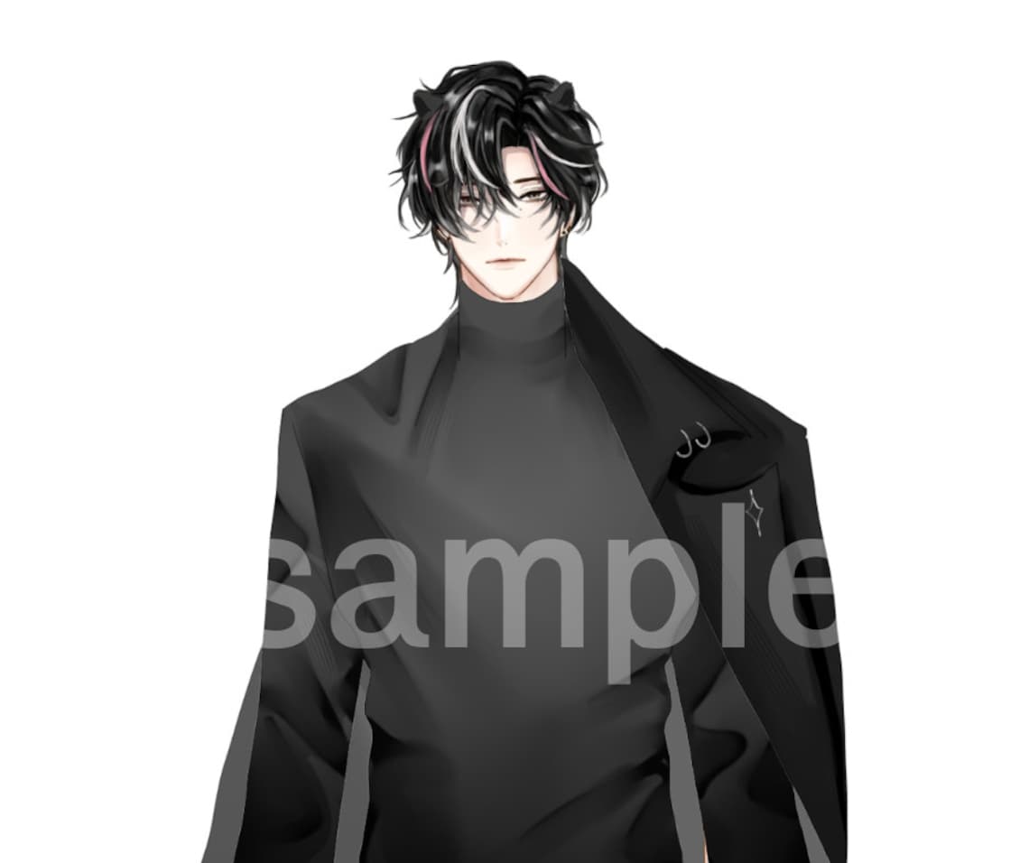 Outfit Vtuber Asset : Turtleneck Shirt - Etsy