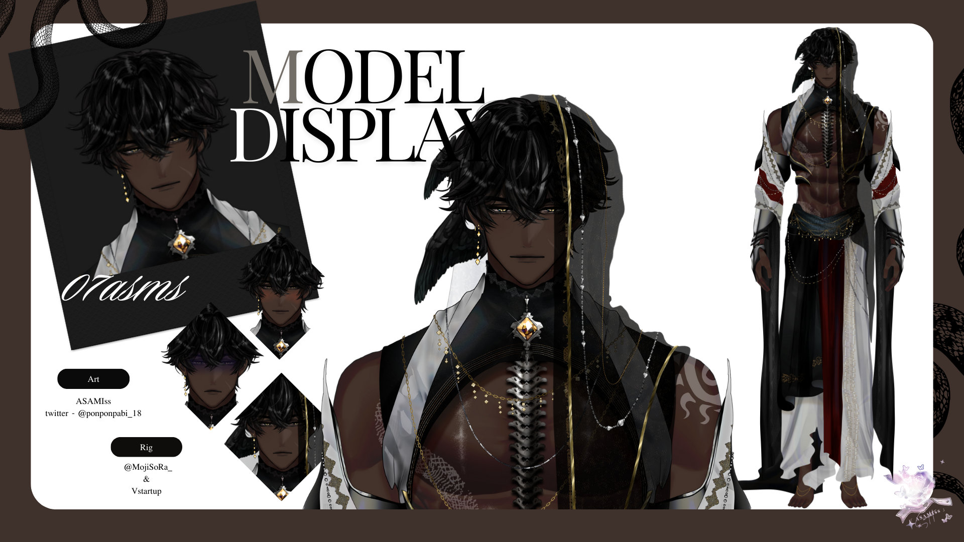 Vtuber Male Model Live2d (ready to Use, Premade) - Etsy