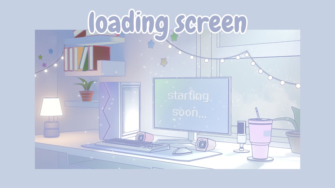 Loading Screen(morning Only) | Cozy Twitch Vtuber Scene Background ...