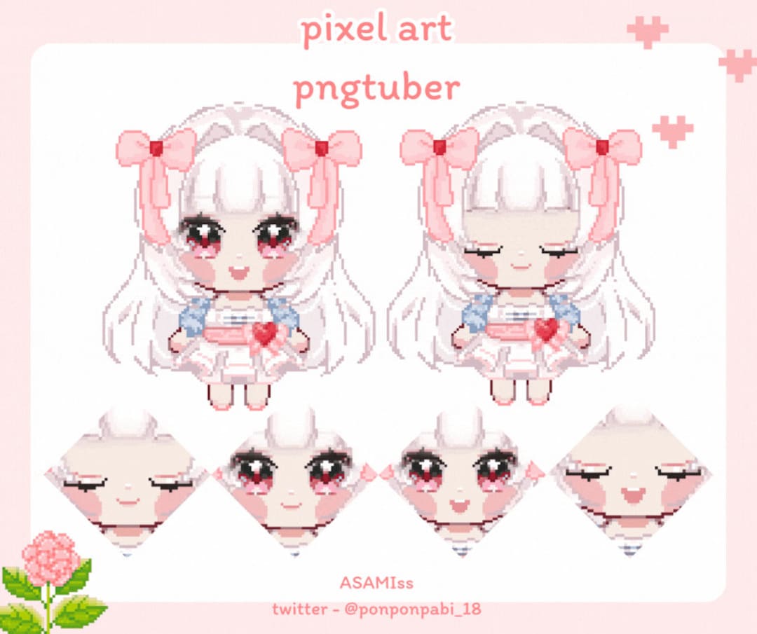 Pixel Art Premade Pngtuber 01 - Etsy