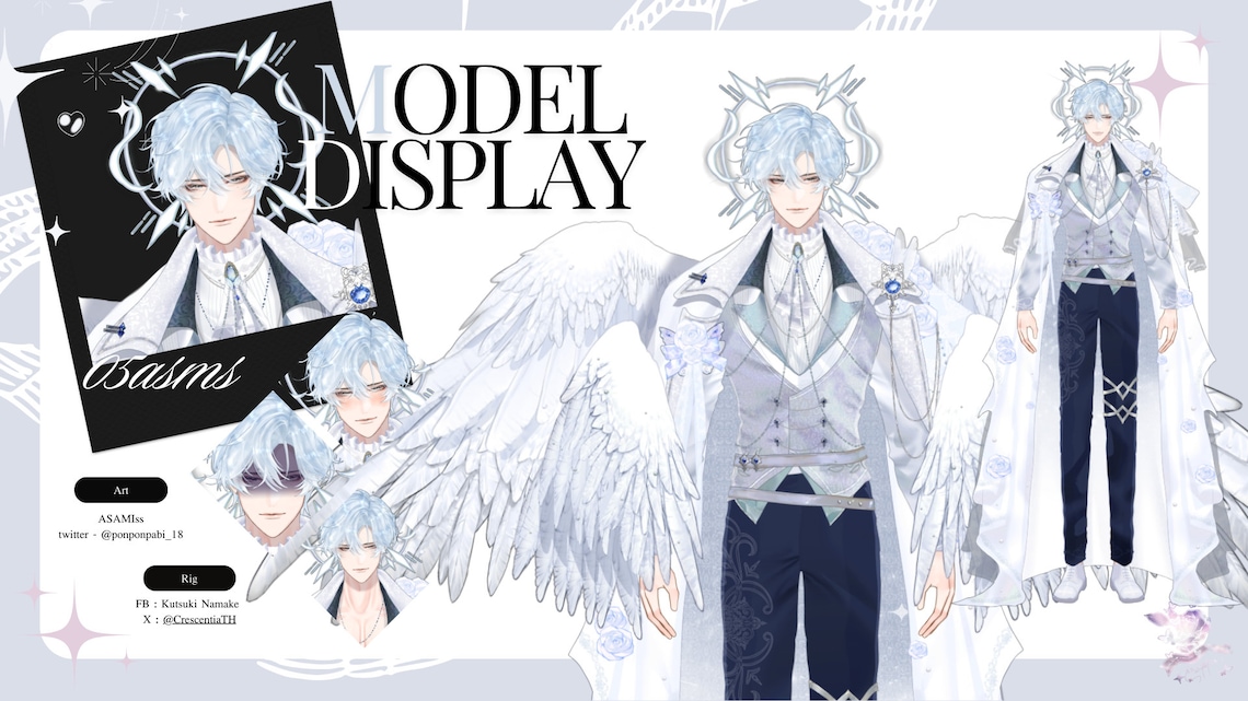 Vtuber Male Model Live2d (ready to Use, Premade) - Etsy