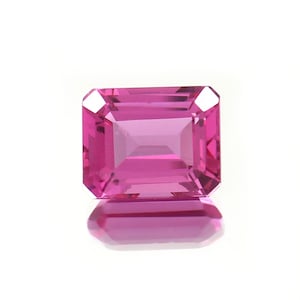 Ceylon Pink Sapphire Octagon Cut Gemstones 5X3 Mm 6X4 Mm 7X5 Mm 8X6 Mm ...