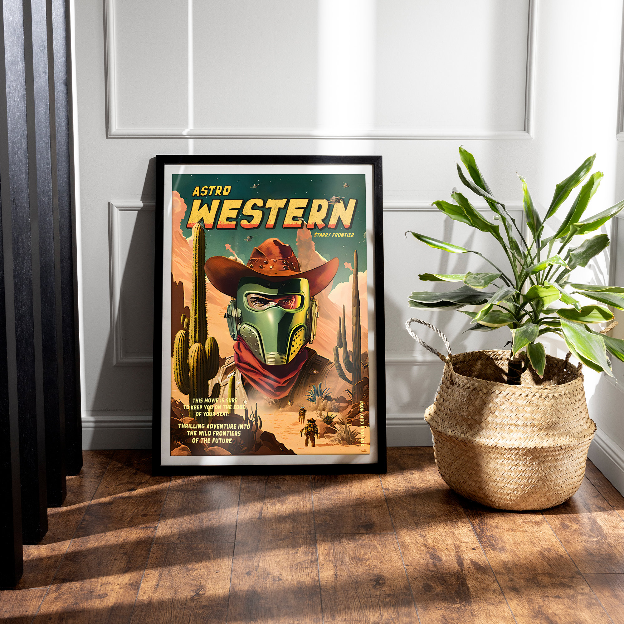 Space Cowboys - Cosmic Art, Retro Futuristic Art, Vintage Western ...