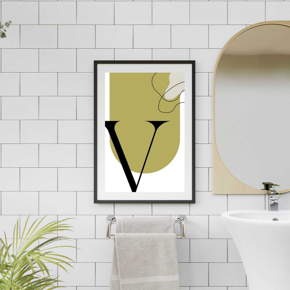 Letter V Wall Art | Letter V Artwork | Letter V Printable Poster I ...