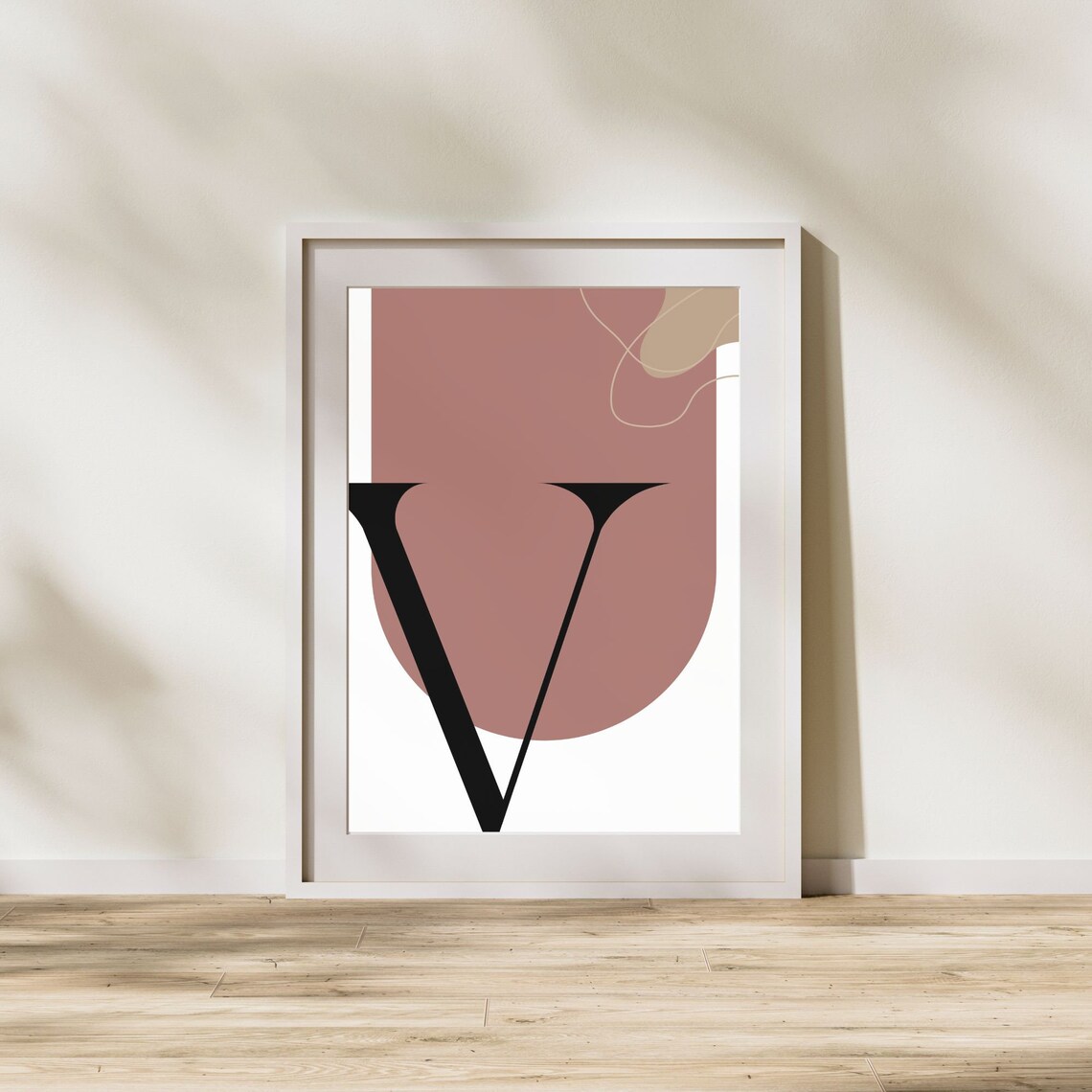 Letter V Wall Art | Letter V Artwork | Letter V Printable Poster I ...