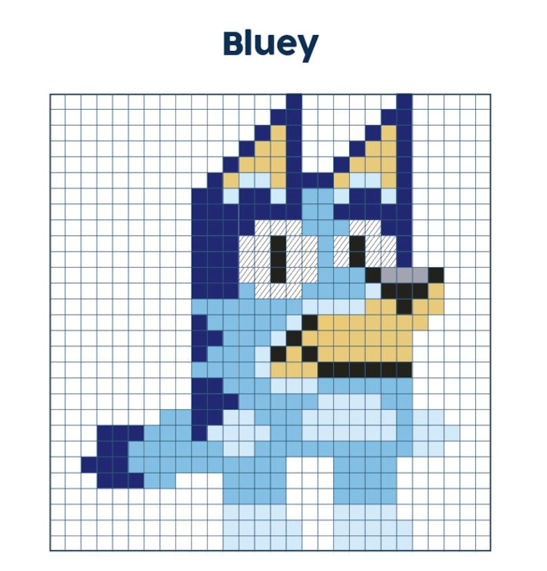 Bluey Perler Bead Pattern - Etsy