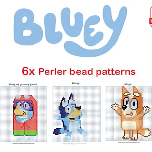 Bluey Perler Bead Pattern - Etsy