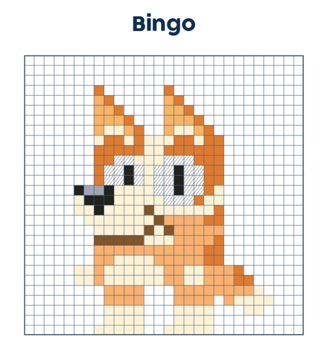 Bluey Perler Bead Pattern - Etsy