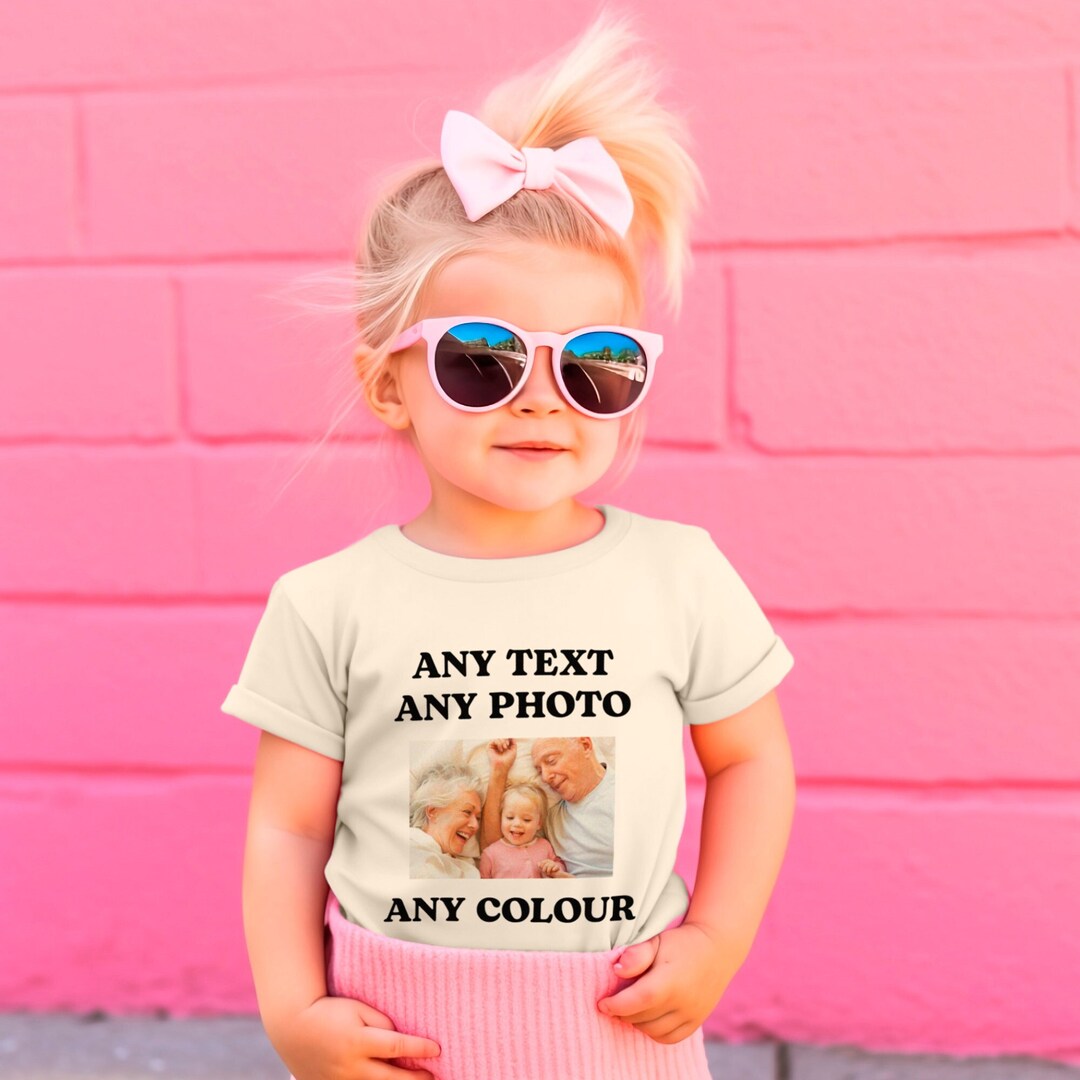 Kids Personalised T-shirt, Custom Kids T-shirt, Personalised Childrens ...