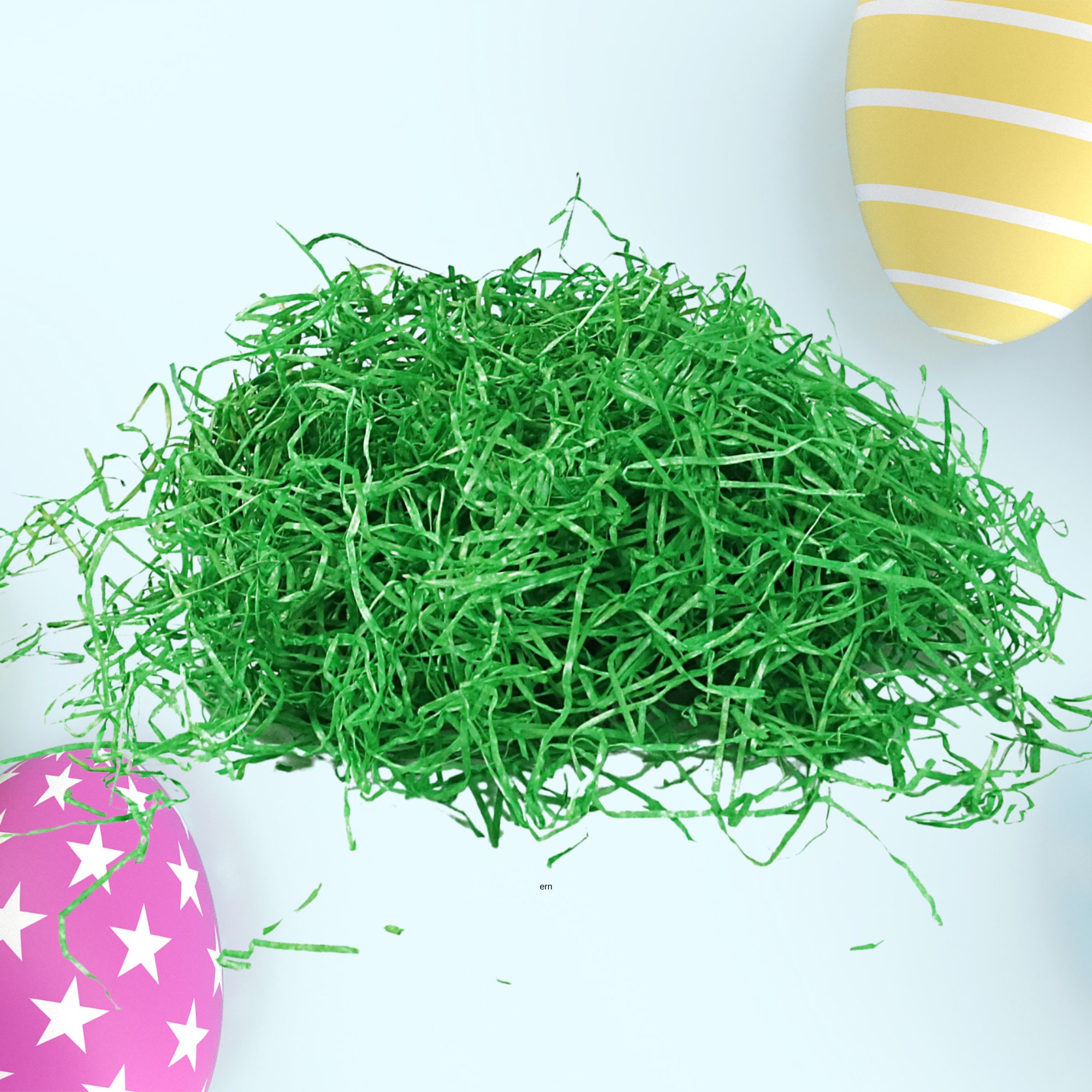 Green Easter Grass, Easter Grass for Crafting and Decorating, Easter ...