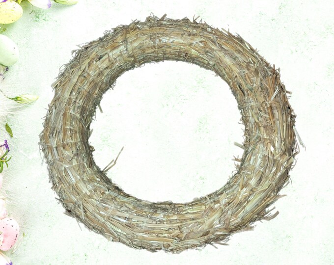 Straw Wreath Blank, Straw Wreath 40 X 4 Cm, Straw Wreath for Crafting ...