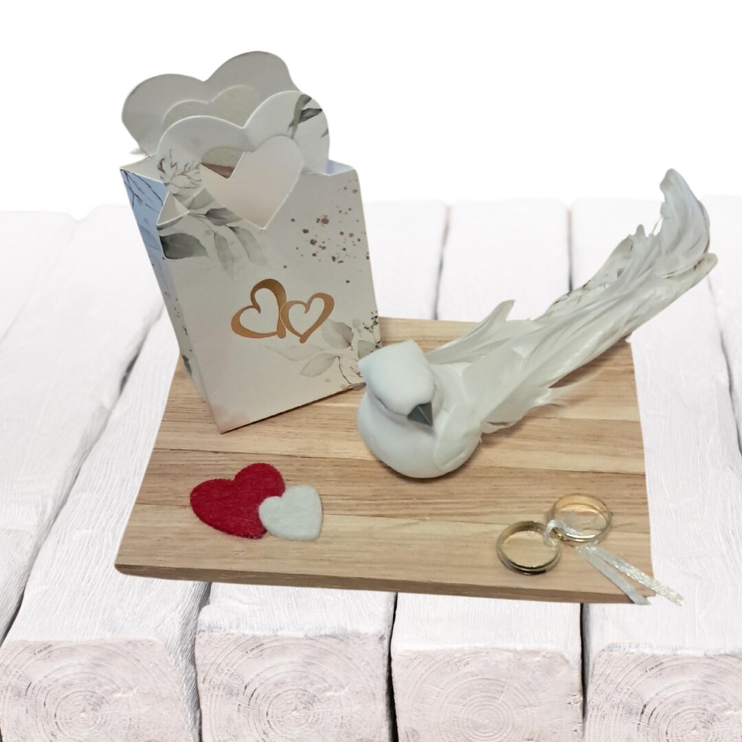 Money Gift Wedding, Money Gifts for Wedding With Dove and Rings, Gifts ...