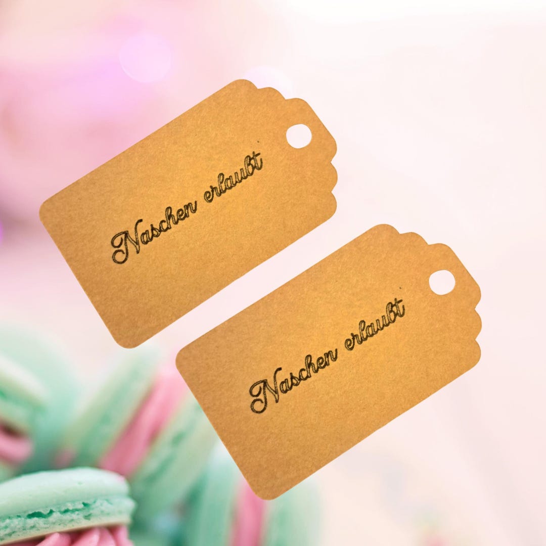 Gift Tags, Gift Tags Made of Kraft Paper, Gift Tags for Pastries ...