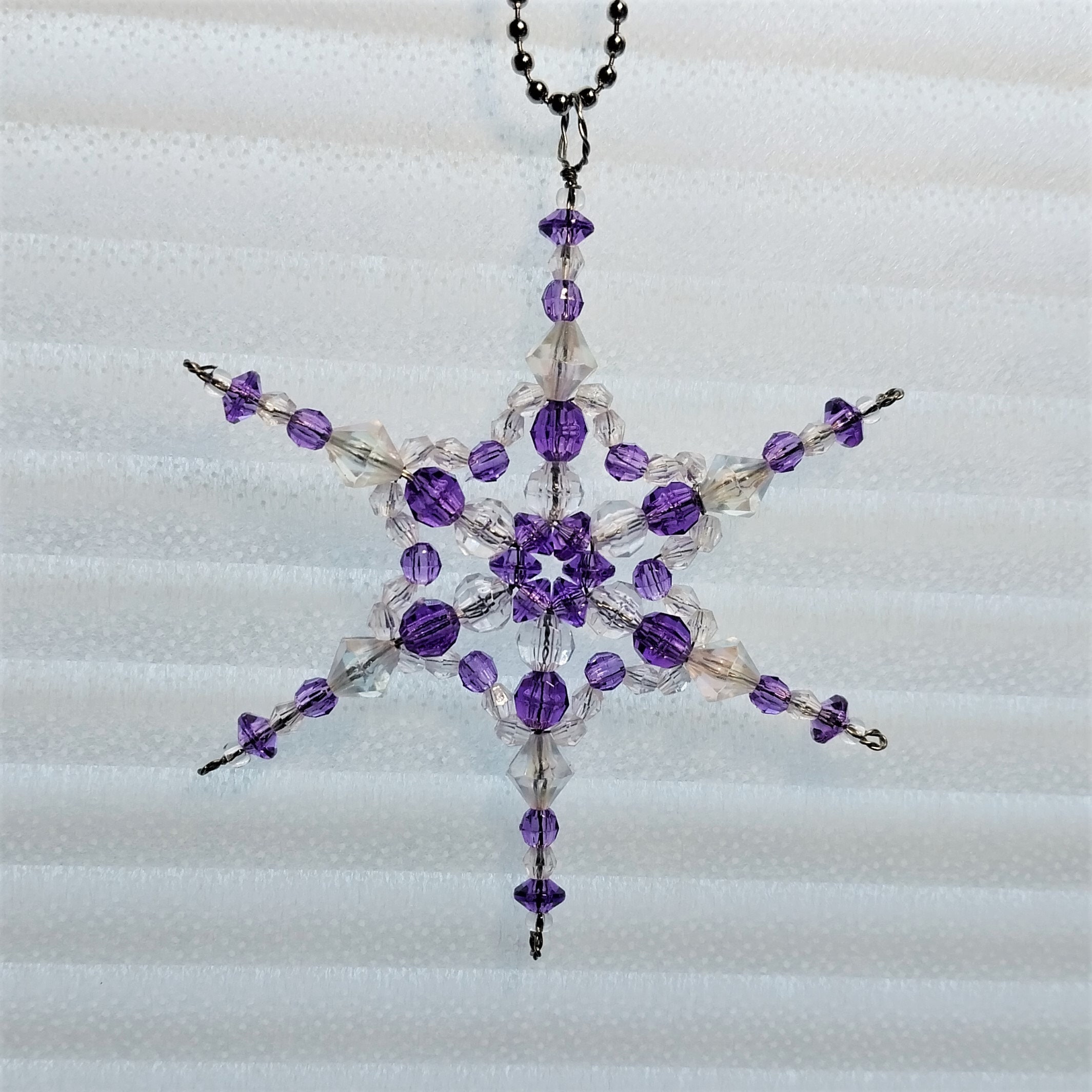 Purple 6 Point Star Suncatcher - Etsy