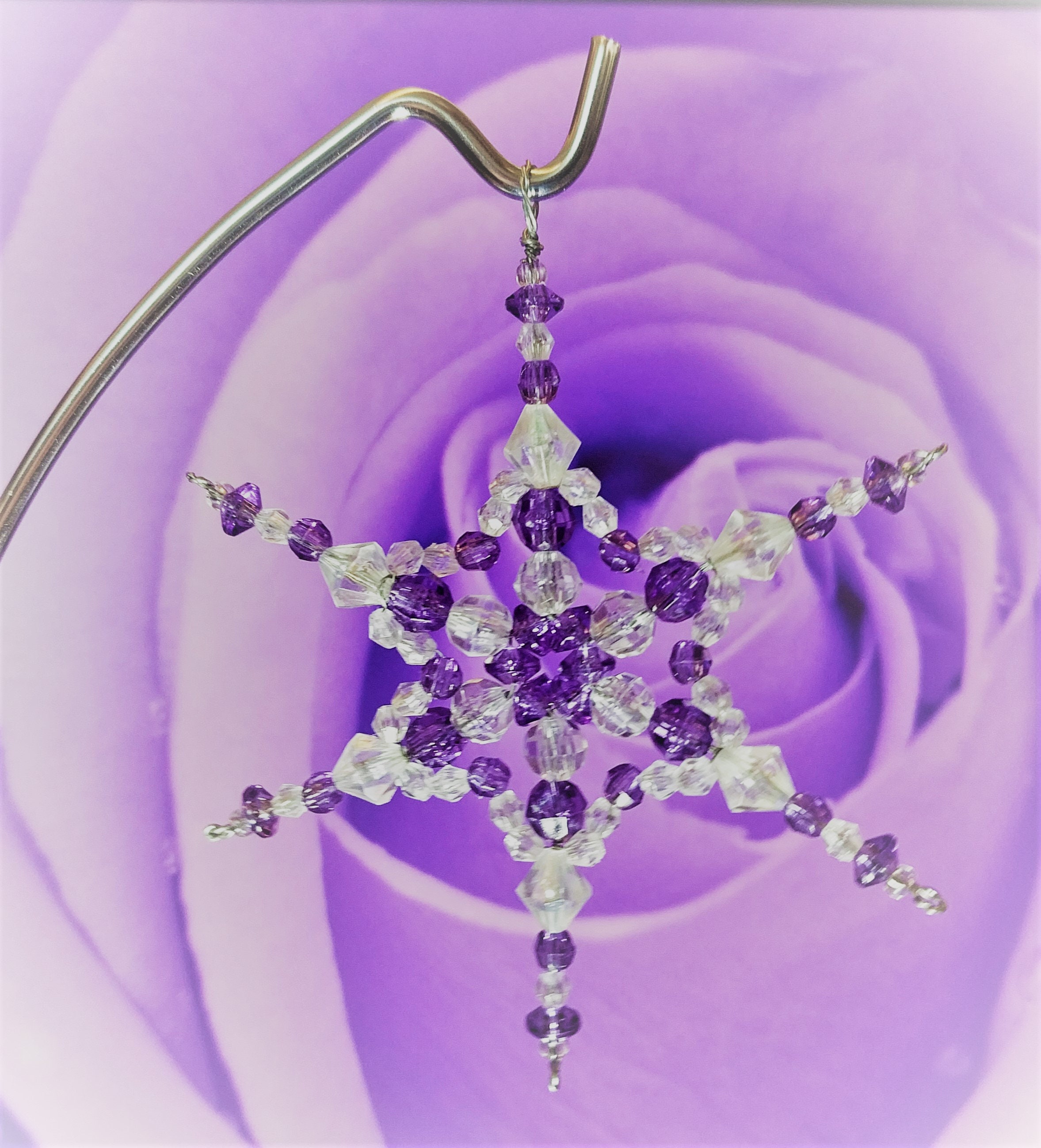 Purple 6 Point Star Suncatcher - Etsy