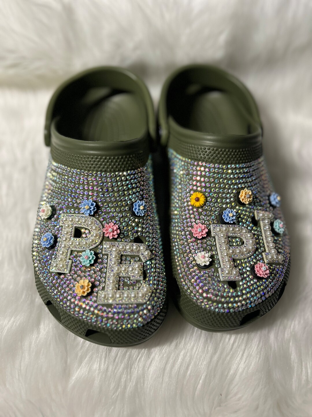 Custom Bedazzled Croc - Etsy