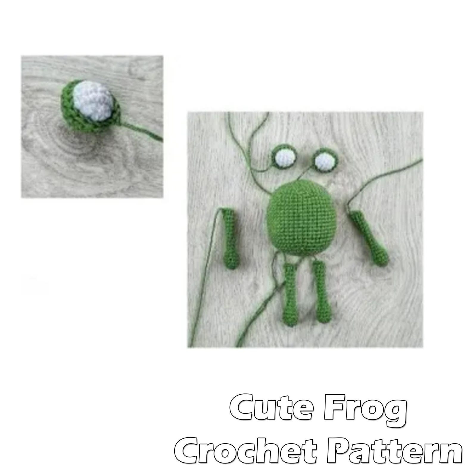 Frog Crochet Pattern Easy Crochet Pattern Beginner Crochet Pattern ...