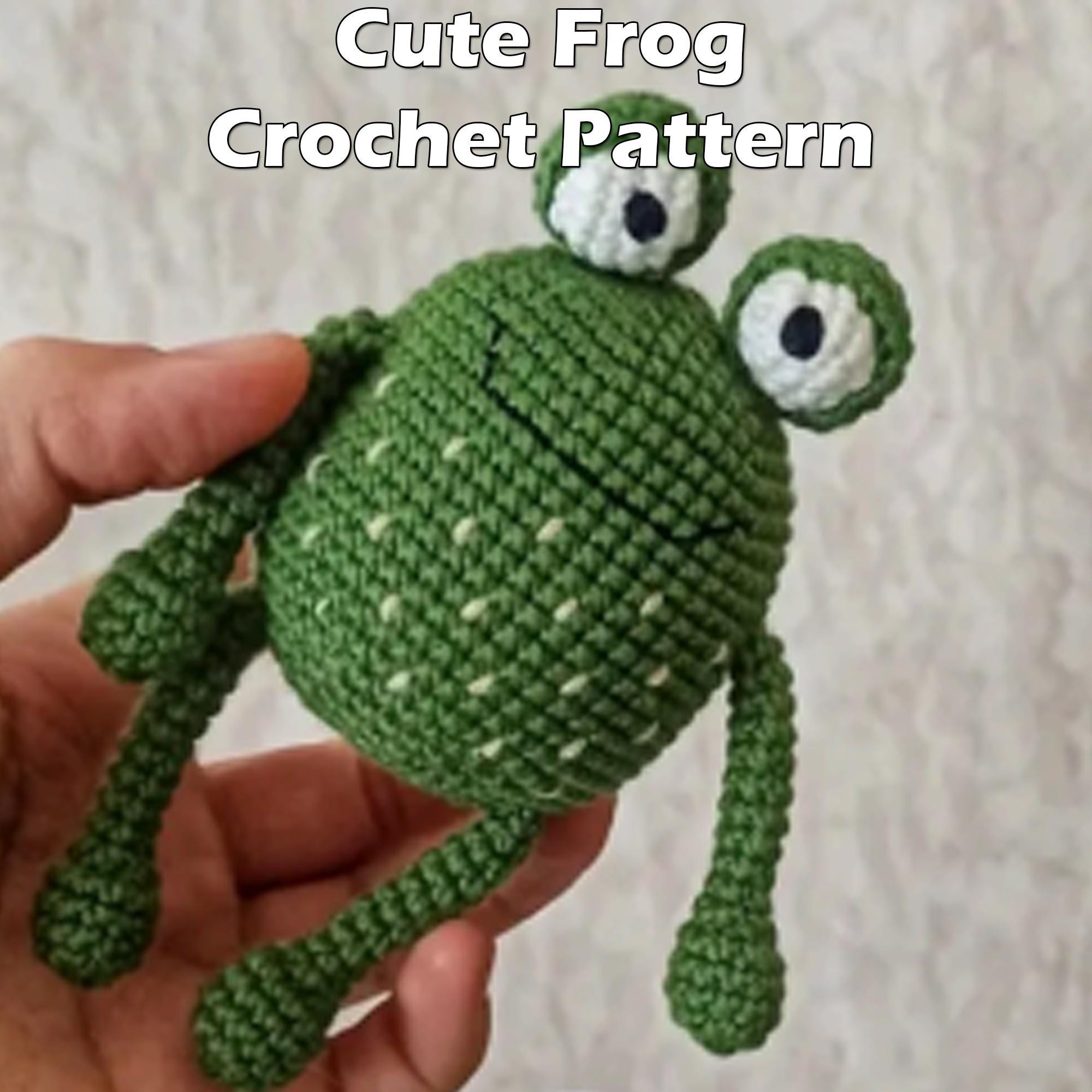 Frog Crochet Pattern Easy Crochet Pattern Beginner Crochet Pattern ...