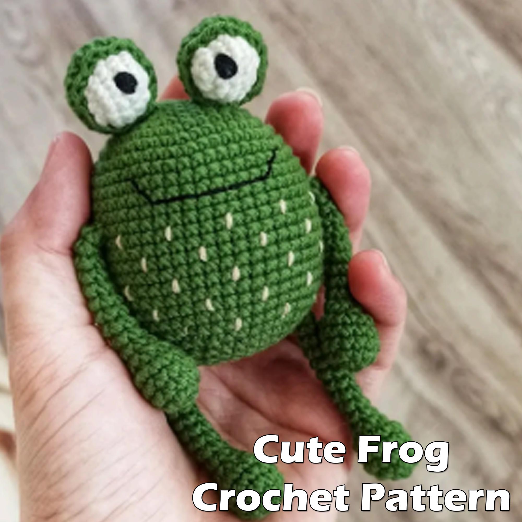 Frog Crochet Pattern Easy Crochet Pattern Beginner Crochet Pattern ...