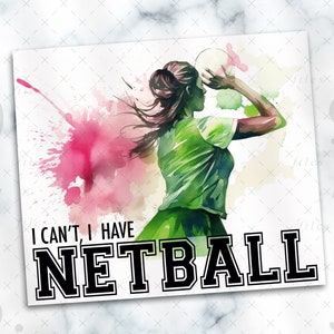 Netball 20 Oz Skinny Tumbler Wrap Netball Gift for Coach Netball Team ...