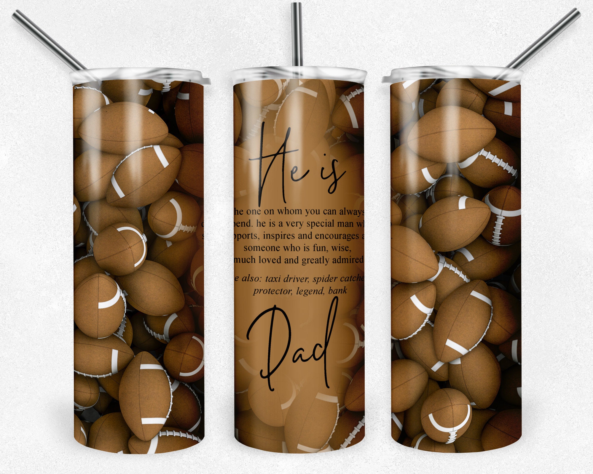 Dad Tumbler PNG Father's Day Sublimation Tumbler Designs - Etsy