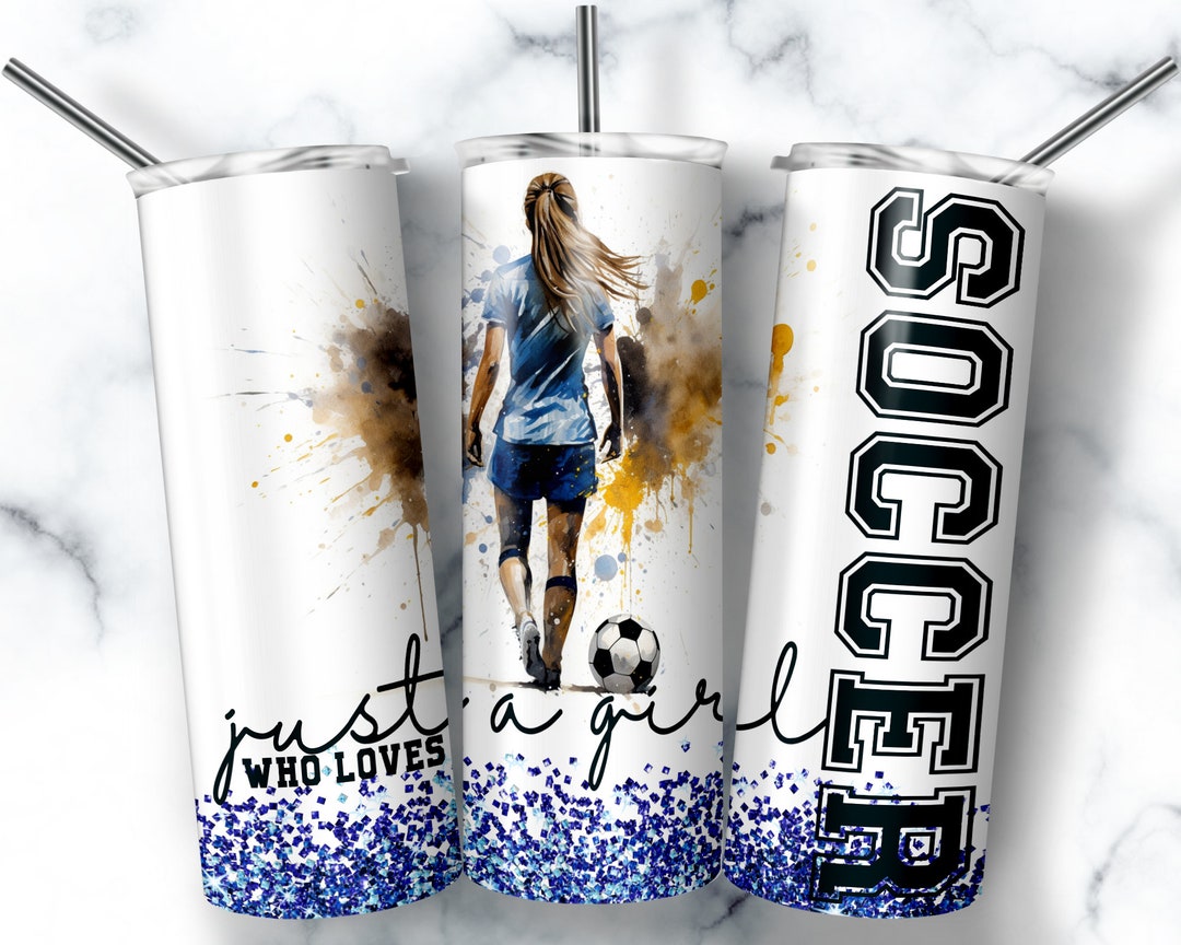 Soccer Girl 20oz Tumbler Wrap, Coach Gift (PNG Download) - Etsy