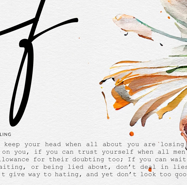Daisy Tumbler Wrap, Rudyard Kipling Poem, Sublimation Design (digital ...