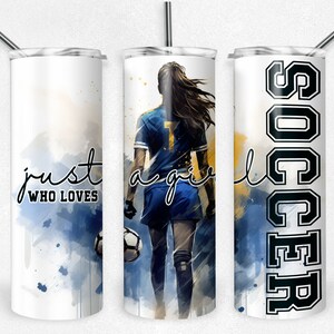 Soccer Girl 20oz Tumbler Wrap, Sublimation PNG (digital Download) - Etsy