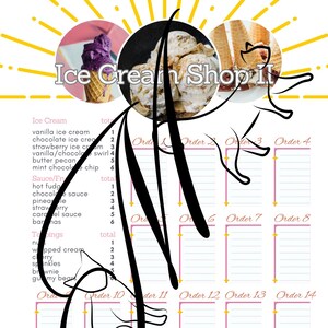 Ice Cream Shop Savings Challenge - Etsy