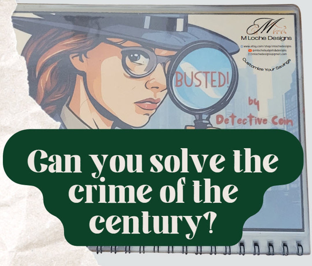 Busted Savings Challenge Investigation Binder - Etsy