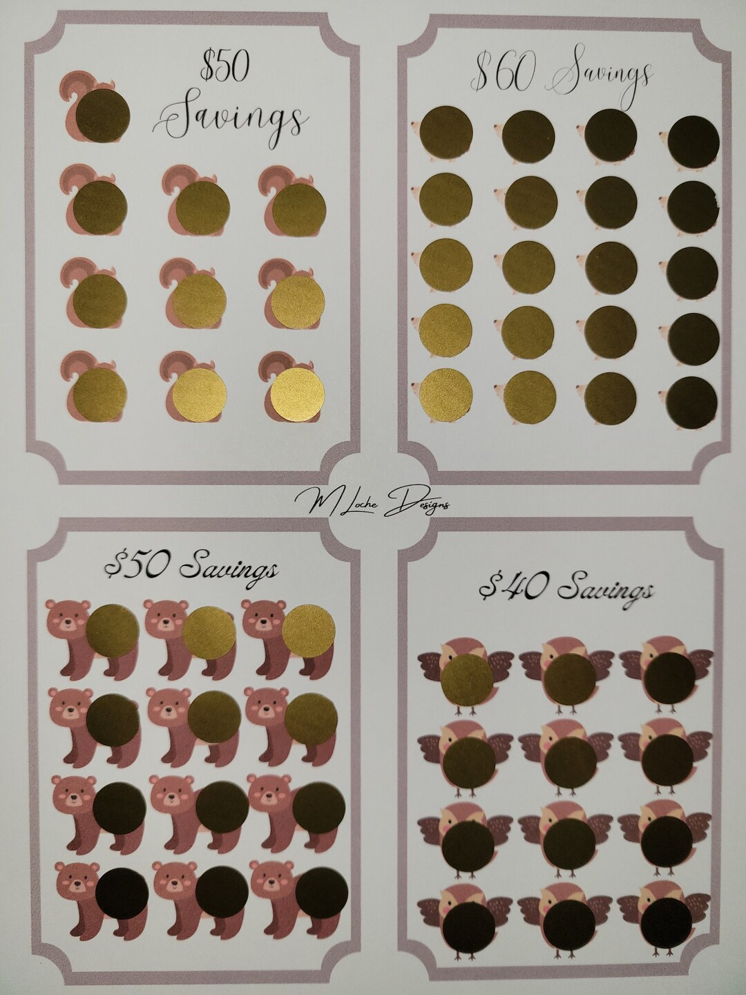 Chubby Babies Mini Scratch off (A6, A5, Full Sheet Options) - Etsy