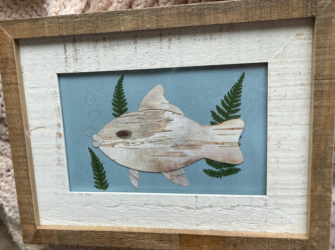 Birch Bark Fish - Etsy