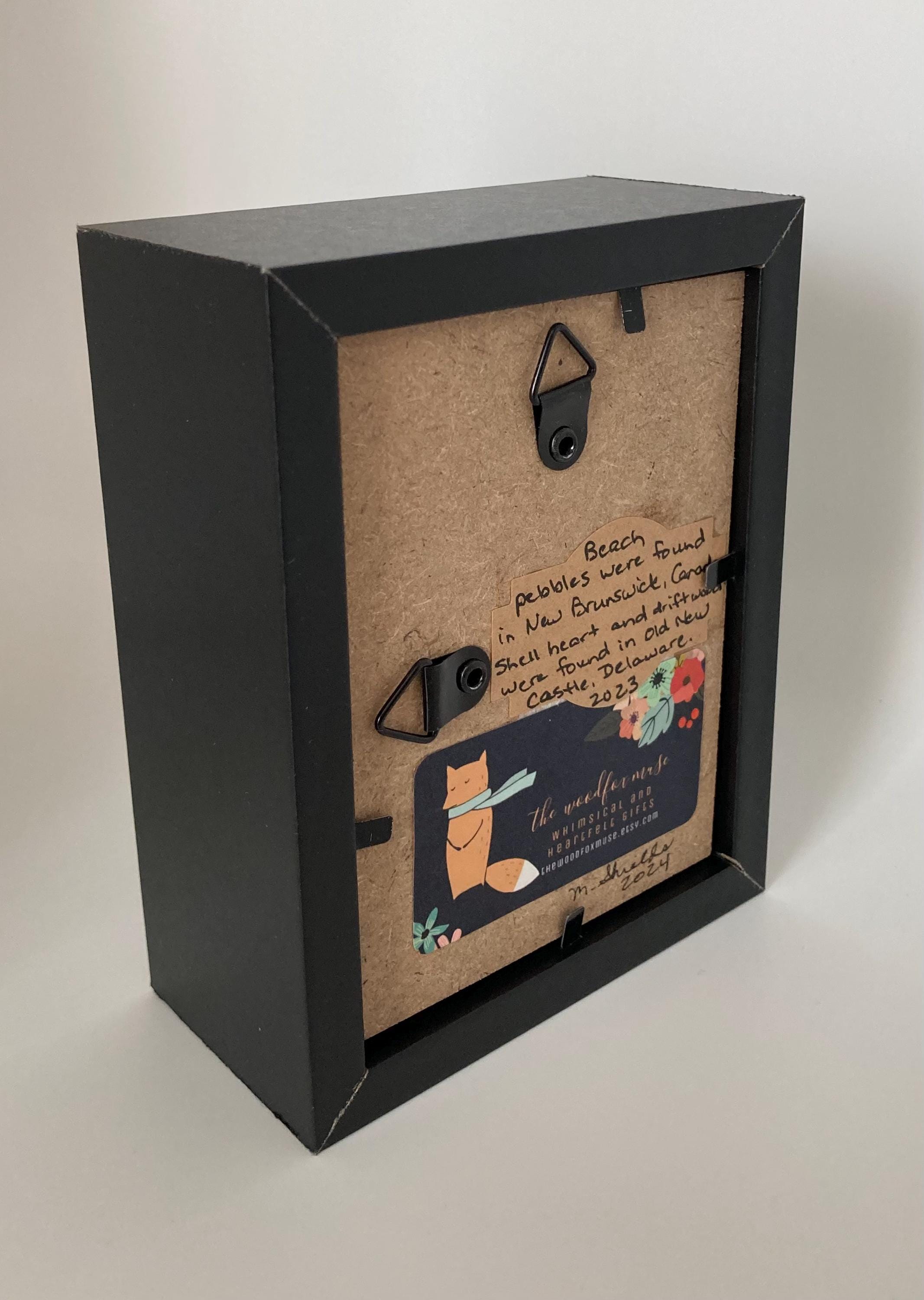 Tiny Beach Pebble Son Shadow Box - Etsy