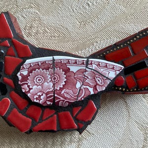 Sitting Mosaic Cardinal - Etsy