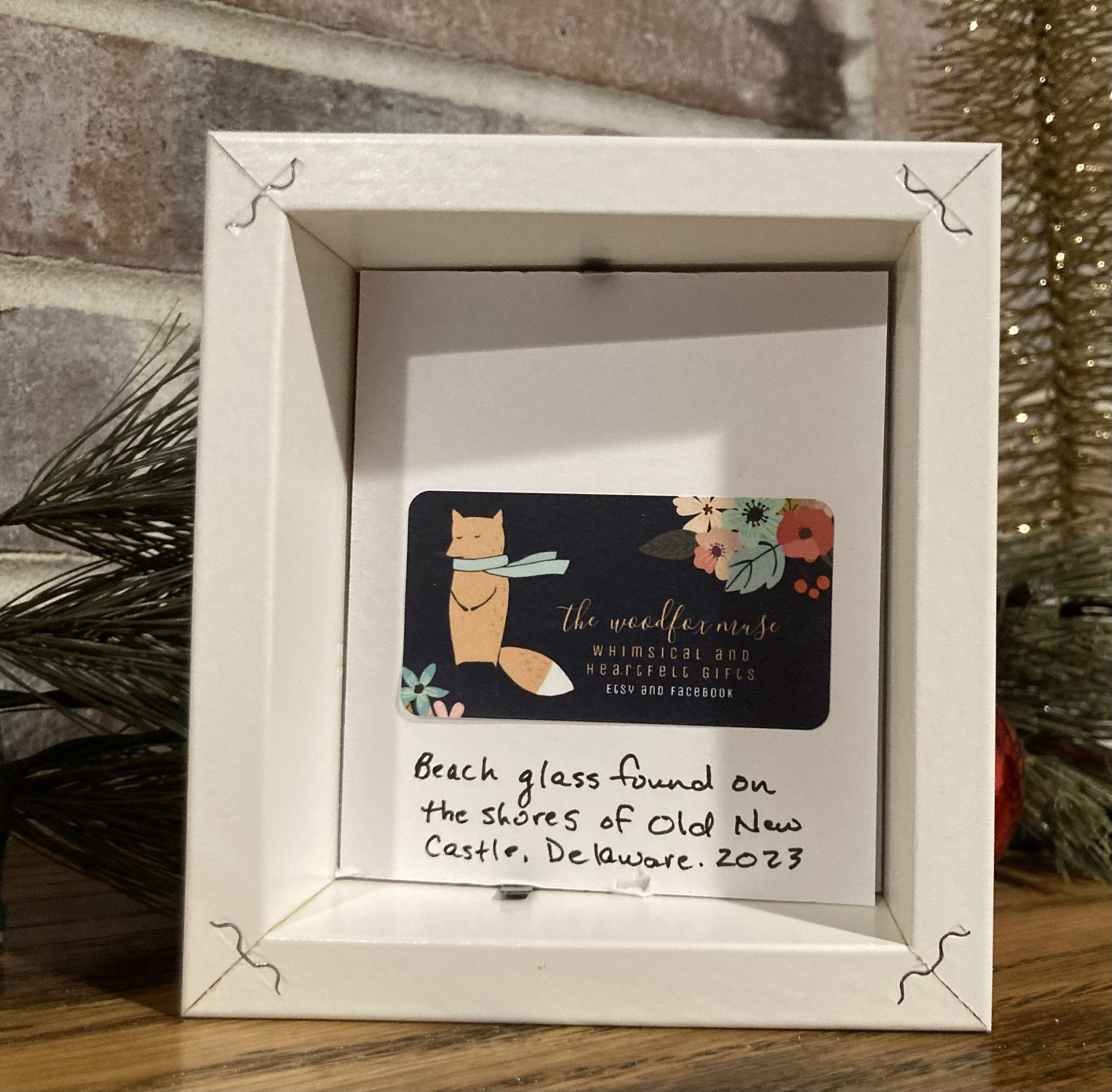 Tiny Beach Glass Angel Shadow Box - Etsy