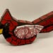 Sitting Mosaic Cardinal - Etsy