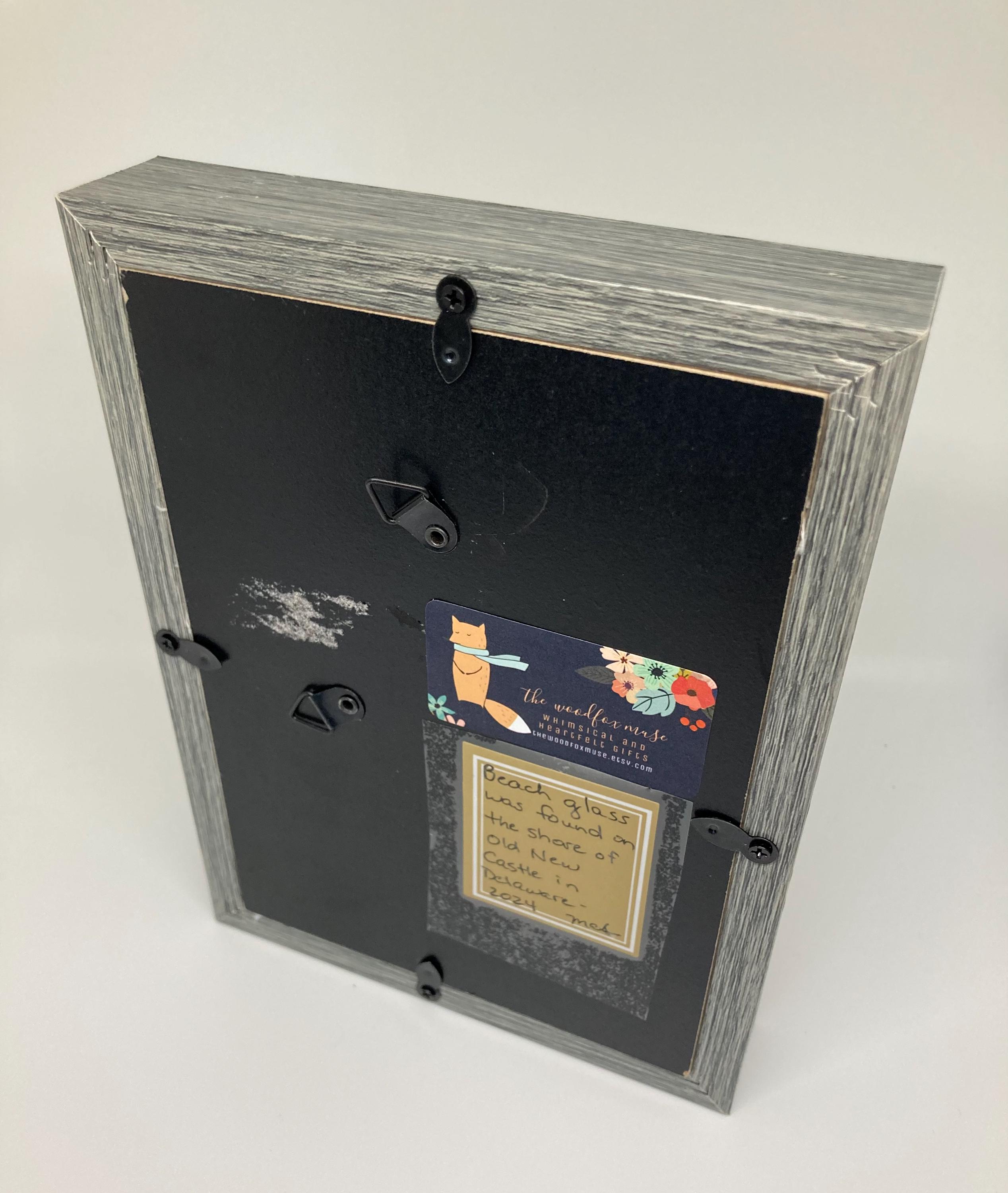 Frog and Toadstool Beach Glass Shadow Box - Etsy