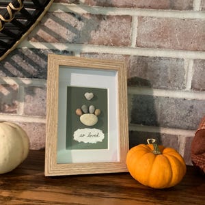 Beach Pebble Paw Print Shadow Box - Etsy
